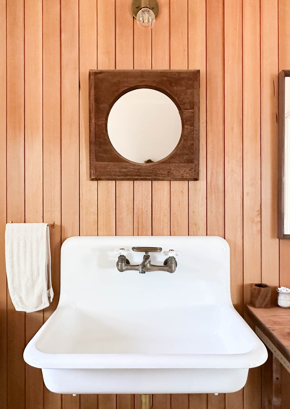 Fog Linen Brass Towel Bar Campover